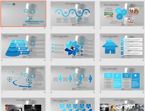 Robot Powerpoint 167038 Robot Powerpoint 167038