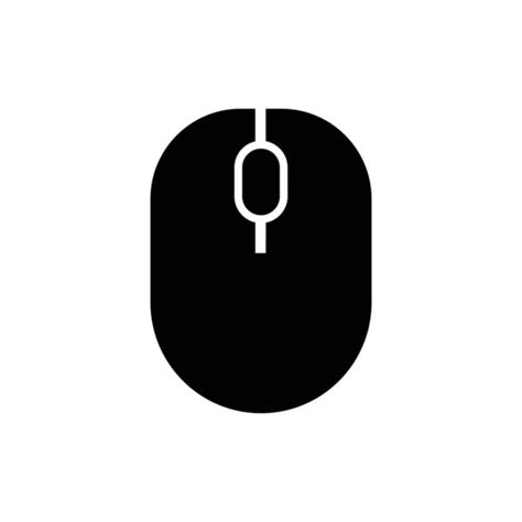 Computer Mouse Icon Symbol Pc Mouse Icon Vector Isolated Illustration