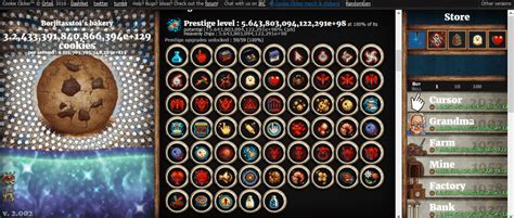 Upgrades Cookie Clicker