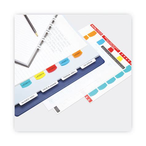 Laser Printable Index Tabs 1 5 Cut White 1 13 Wide 100 Pack Office Pro