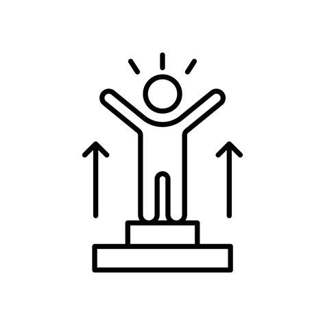 Self Motivation Icon Outline Icon 34950218 Vector Art At Vecteezy