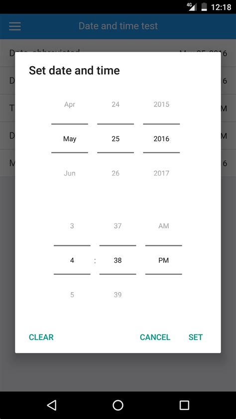Calcapp — Feature Dates