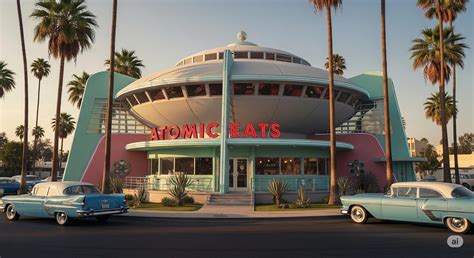 Googie Architecture Soft Diffusion Gallery