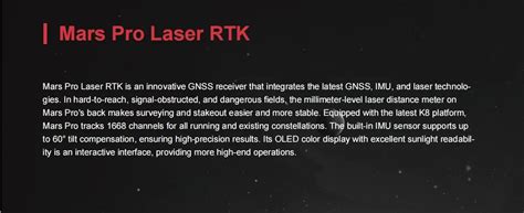 Industrial Rtk Gps Gnss Receiver Module Antenna Radio Sinognss Gnss Receiver Mars Pro Laser Rtk