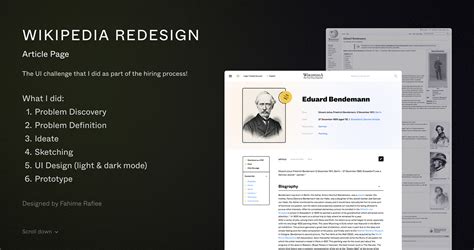Wikipedia Redesign Behance
