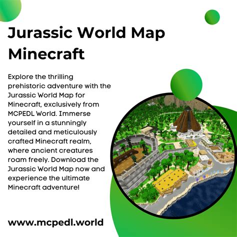 Jurassic World Map Minecraft Umcpedlworld