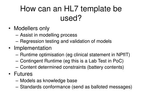 Ppt Hl7 Templates Powerpoint Presentation Free Download Id3039409