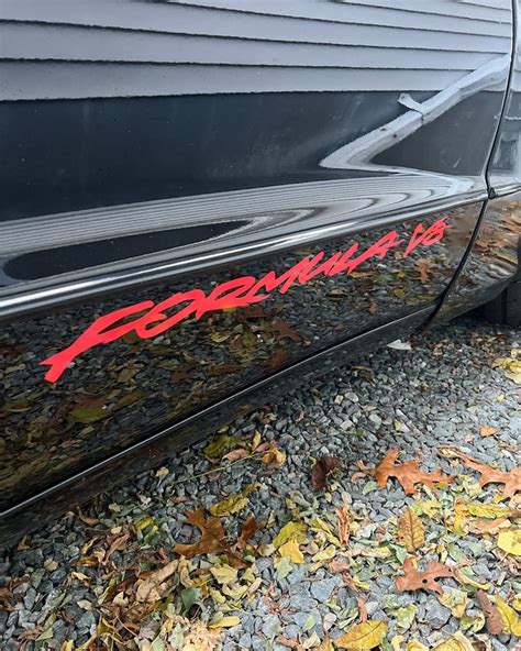 Pontiac Firebird Formula V8 4th Gen 93 2002 Emblems 1993 1994 Vellosvinyl