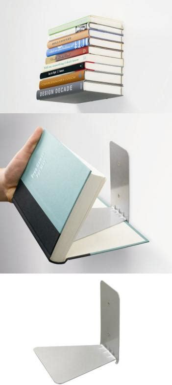 Concealed Floating Bookshelf Odditymall