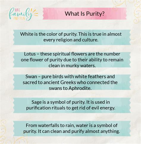 18 Symbols Of Purity