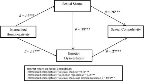 Sexual Shame Emotion Dysregulation Key Roles In The Association Between Internalized