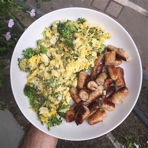 Chicken Sausage And Egg Breakfast Recipe