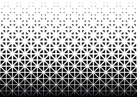 Premium Vector Geometric Pattern Of Black Figures On A White