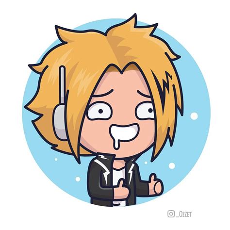 Kaminari Denki Cute Vector Vector Character Vector Art Palette