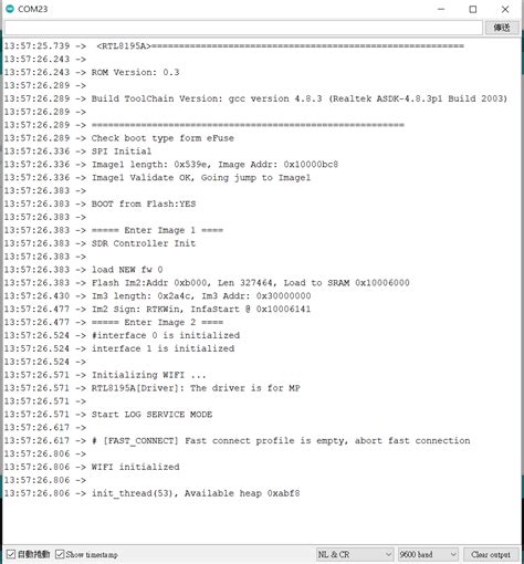 Rtl8195使用arduino無法上傳 技術支援區 Realtek Ameba Iot Developers Forum