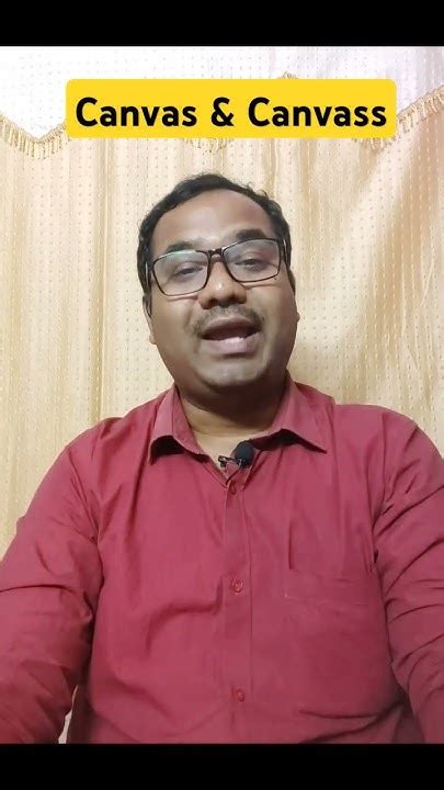 Canvas And Canvass Youtube