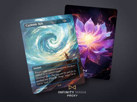 Cyclonic Rift Premium Proxy Mtg Cards Full Art Commander Card Etsy
