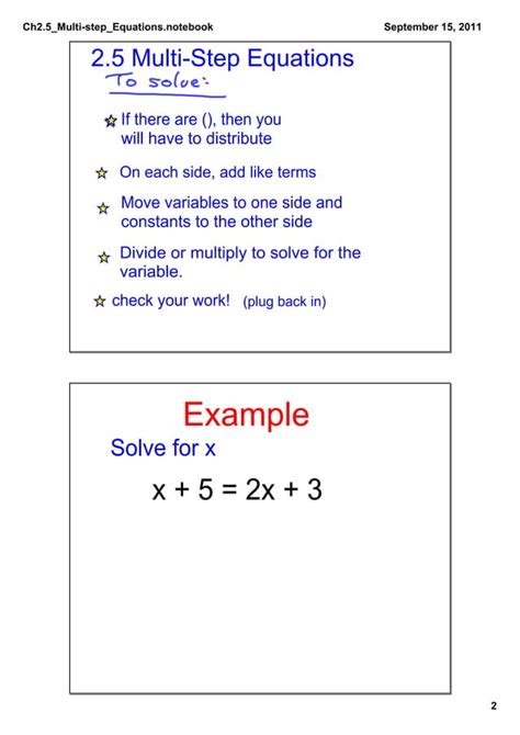 Ch25 Multi Step Equations Pdf