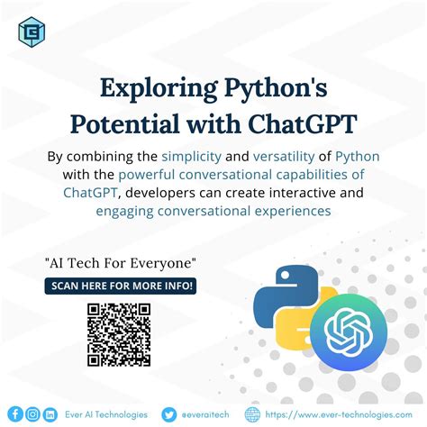Ever Ai Technologies On Linkedin Python Versatility Chatgpt Simplicity Developers Ai Ml