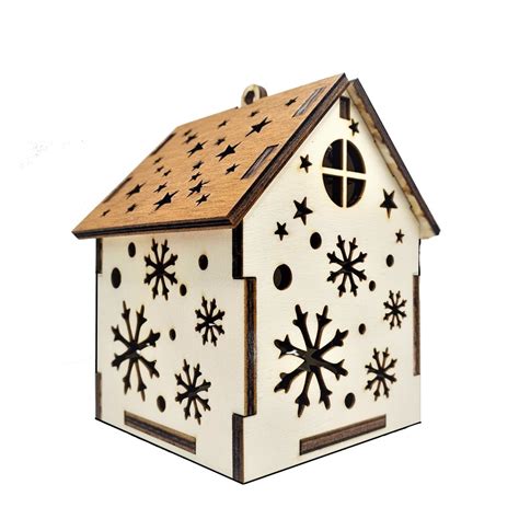 Chaloupka S Led Svíčkou Vločky