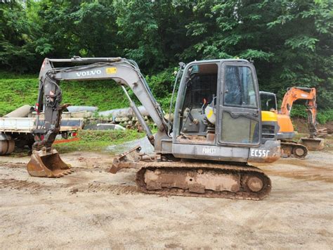 볼보 궤도 02급 굴삭기 Ec55c 2012년 7800시간 코집 회라 매매 전문가들