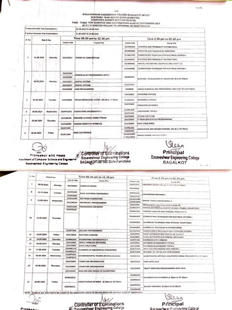 Final See 4and6 Timetable Pdf Engineering Computer Programming