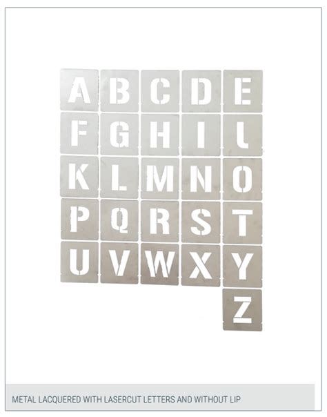 Stencils Abc The Metal T Co
