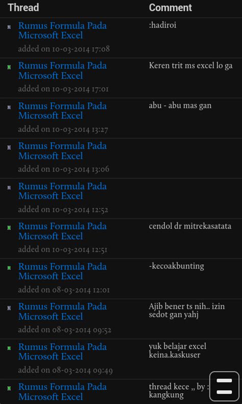 Rumus Formula Pada Microsoft Excel Kaskus