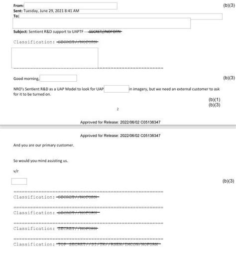 Nro Employee Most Likely David Grusch Asking The National Geospatial Intelligence Agency If