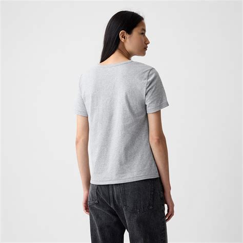 Gap Basic Tee Heather Grey Queens