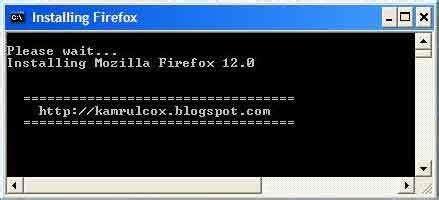 Bat File Batch File Key Batch Generate Edit Use Detail Mozilla Silent Installation