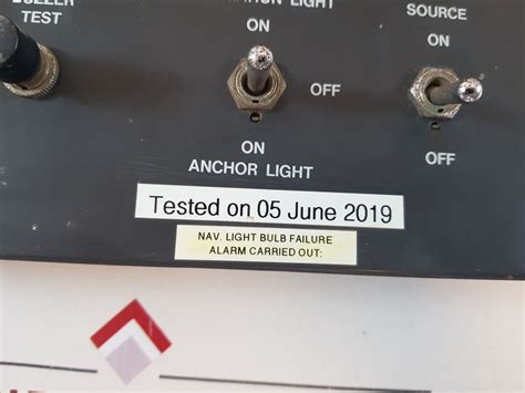 Uzushio Electric 1056 Navigation Light Indicator Panel Aeliya Marine