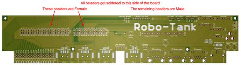 Soldering Headers To Circuit Boards Robo Tank