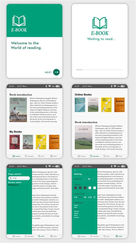 Color E Books Uiux Design
