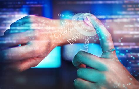 Premium Photo Hands Hacking And Cybersecurity Hologram Button And Choice With Malware