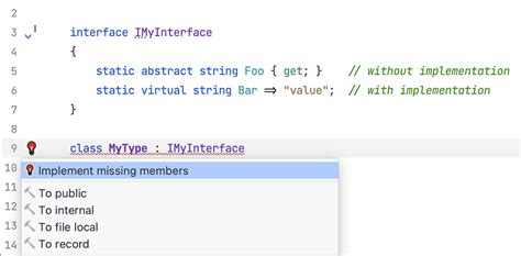 Static Interface Members Generic Attributes Auto Default Structs Using C 11 In Rider And