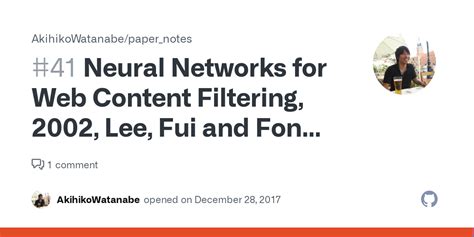 Neural Networks For Web Content Filtering 2002 Lee Fui And Fong Ieee Intelligent Systems