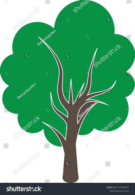 Tree Roots Vector Tree Round Shap Stock Vector Royalty Free Shutterstock