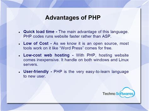 Benefits To Used Php To Create Websites Php Hypertext Transfer
