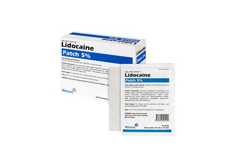 How Does Lidocaine 5 Patch Work At Harry Oloughlin Blog