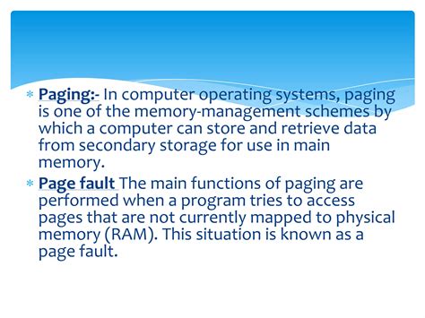Page Replacement Algorithms Pptx Data Storage And Warehousing Computing