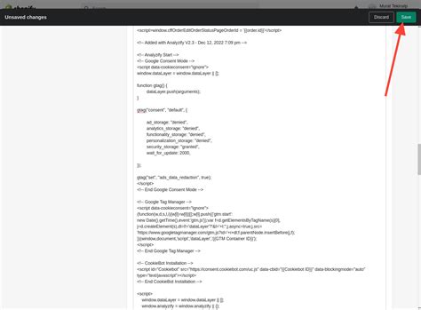 Cookiebot By Usercentrics Setup Analyzify Docs
