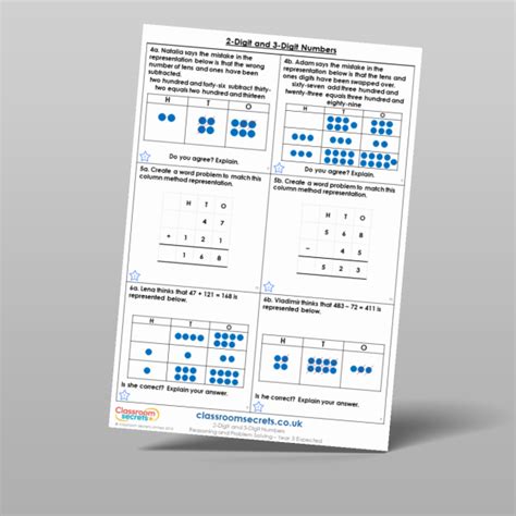 Year 3 2 Digit And 3 Digit Numbers Reasoning And Problem Solving Resource Classroom Secrets