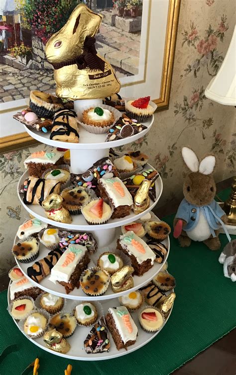 Beautiful Easter Dessert Tower Easter Dessert Desserts Sugar Cookie