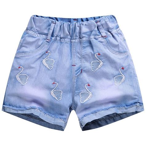 女童牛仔短裤夏季薄款女孩休闲童裤中大童破洞外穿热裤小儿童裤子 虎窝淘