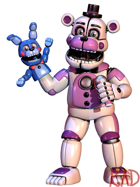 Funtime Freddy Render 3 By Kingangrydrake On Deviantart