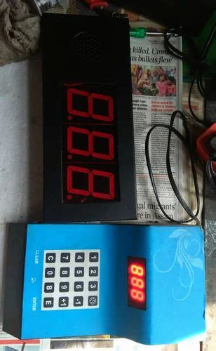 Token Display System 2 3inch In Bell At Rs 2200 Token Display In New Delhi ID 17783613697