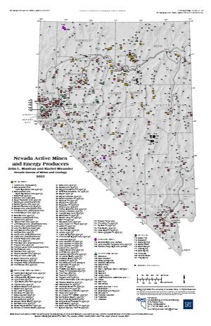 Exploration Maps And Data Nevada