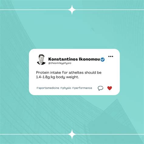 Konstantinos Ikonomou On Linkedin Sportsmedicine Protein Strengthtraining Physiotherapy