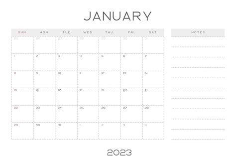 Free Blank 2023 Printable Calendar Free Printable